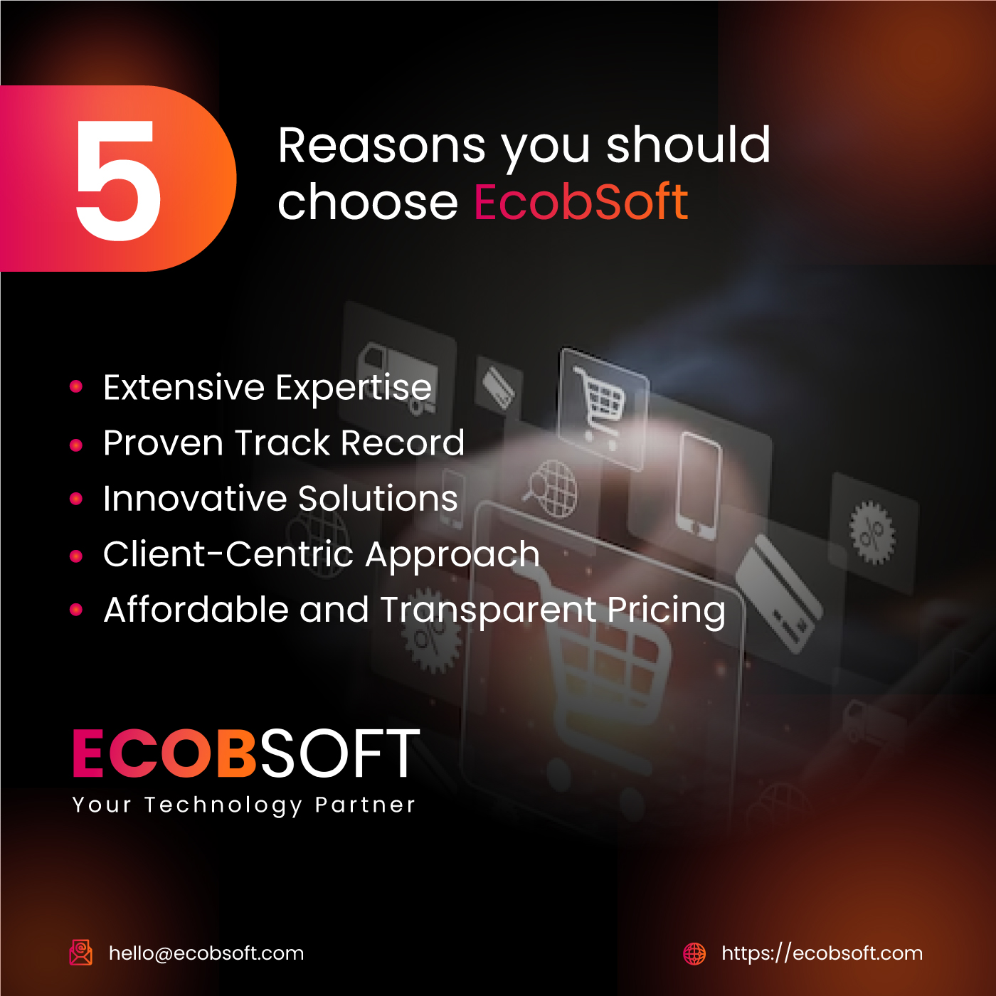 5 Reasons You Should Choose Ecobsoft Ecobsoft