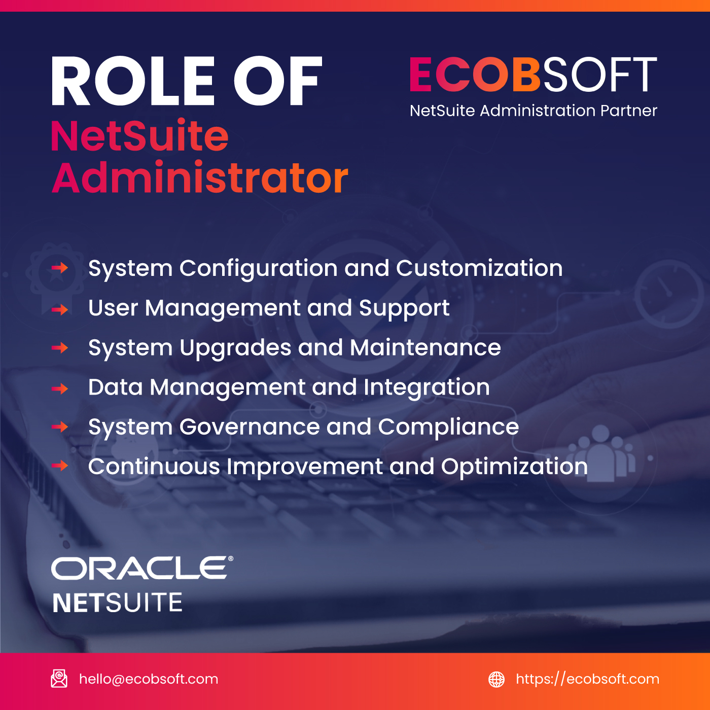 Role of NetSuite Administrator - EcobSoft